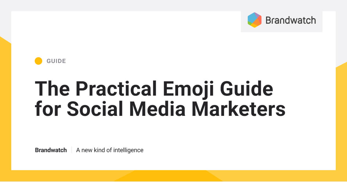 The Practical Emoji Guide for Social Media Marketers | Brandwatch
